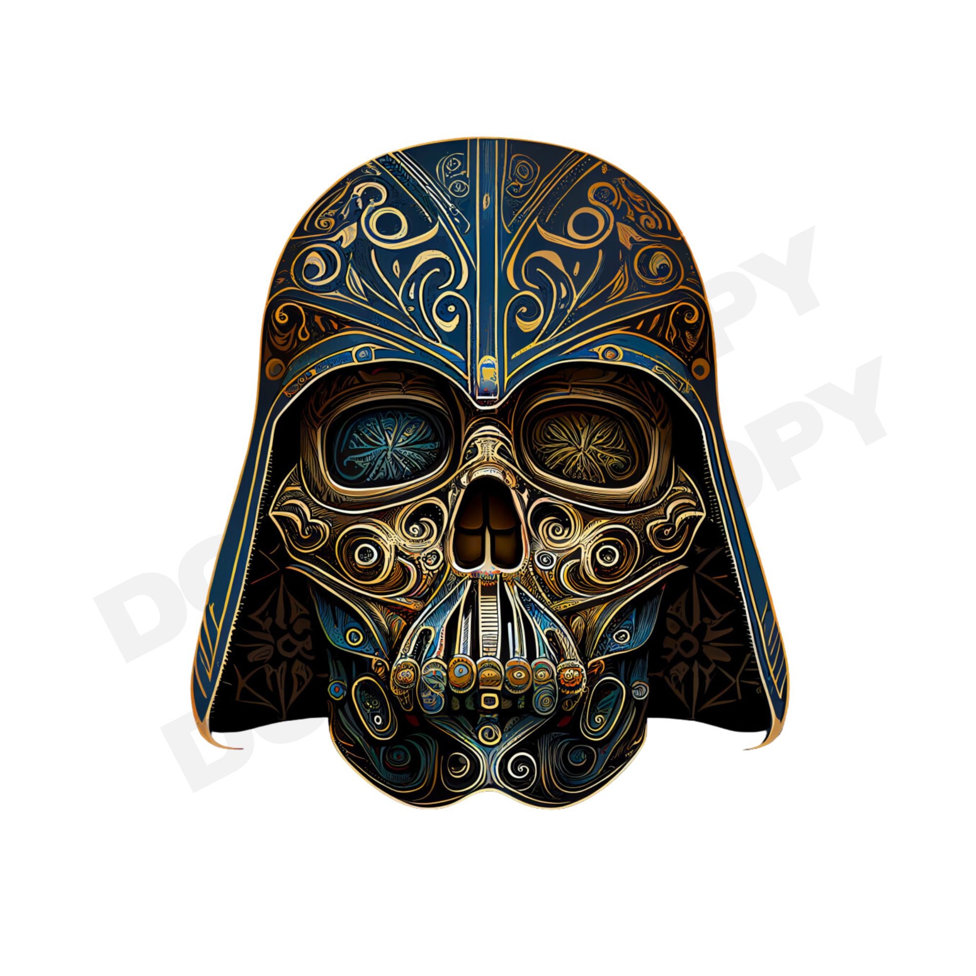 Darth Vader Sugar Skull Bundle PNG Cricuit Star Wars Digital Art - Etsy