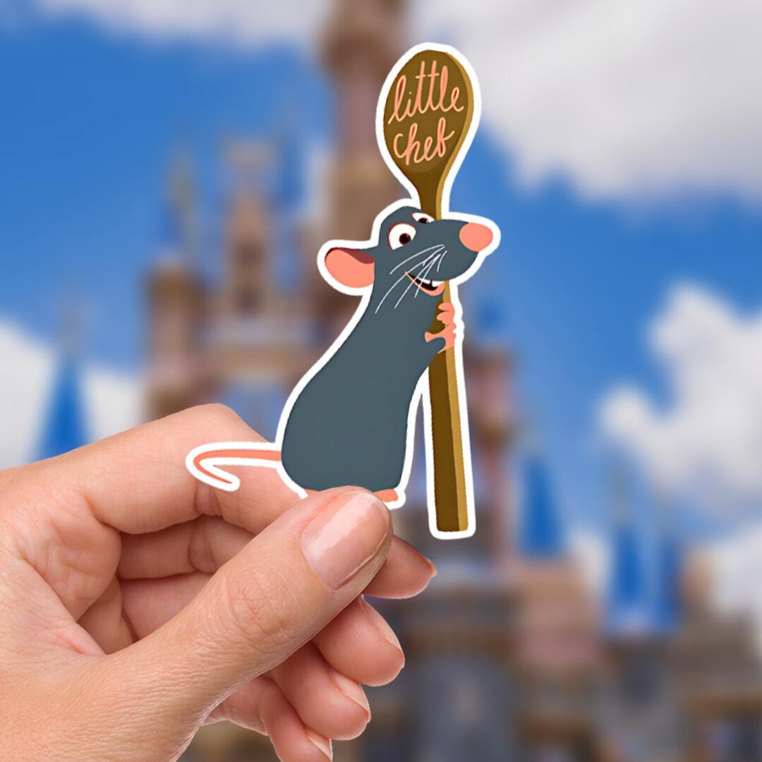 Remy Ratatouille Lil Chef Disney Laptop Sticker Planner Stationery ...