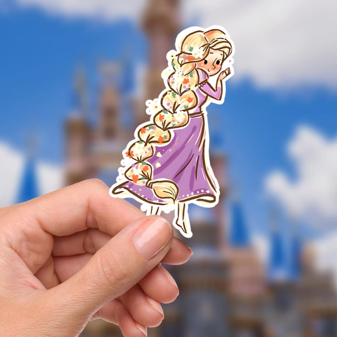 Rapunzel Tangled Lantern Sticker: Waterproof Vinyl Decal - Etsy