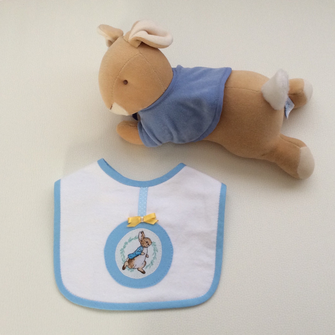 Peter Rabbit Bib, Baby Bib, Christmas Bib, Drool Bib, Dribble Bib ...