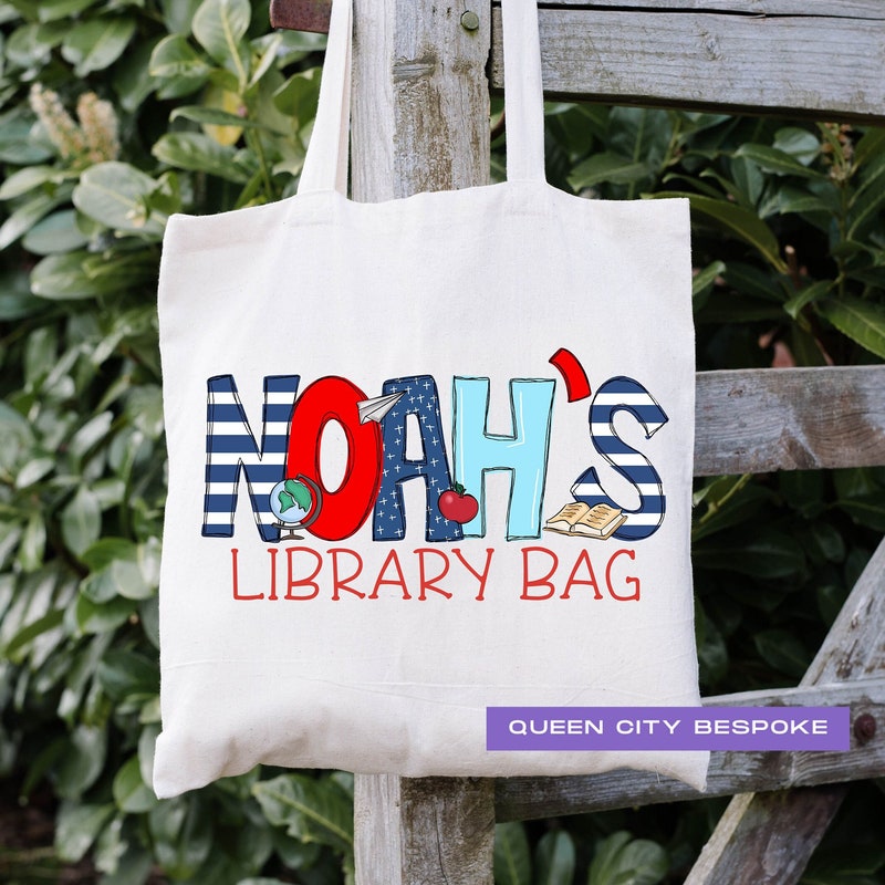 Library Tote Bag - Etsy