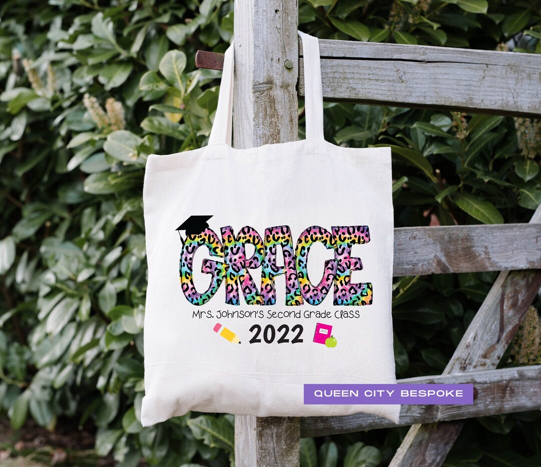 Last Day of School Autograph Bag, Kindergarten Graduation, Personalized ...