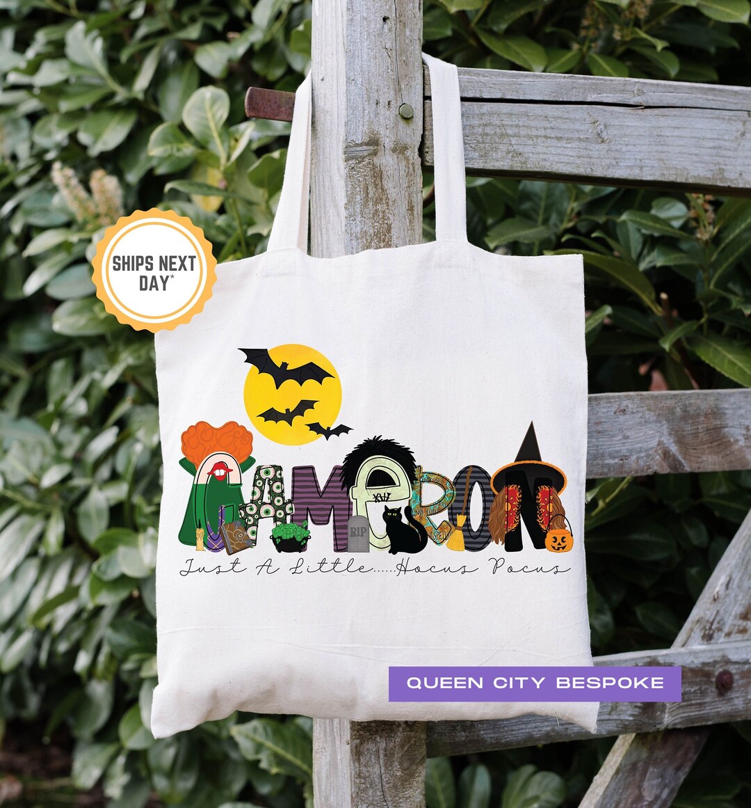 Hocus Pocus Halloween Bag, Personalized Hocus Pocus Halloween Treat ...