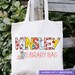 Personalized School Library Bag, Personalized Library Bag for School ...
