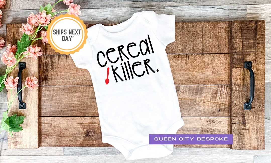 Cereal Killer Onesie, True Crime Baby Onesie, Criminal Minds Onesie ...