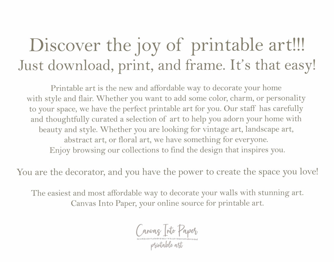 Digital Download Printable Wall Art Decor Vintage Art Jeanne Spring ...