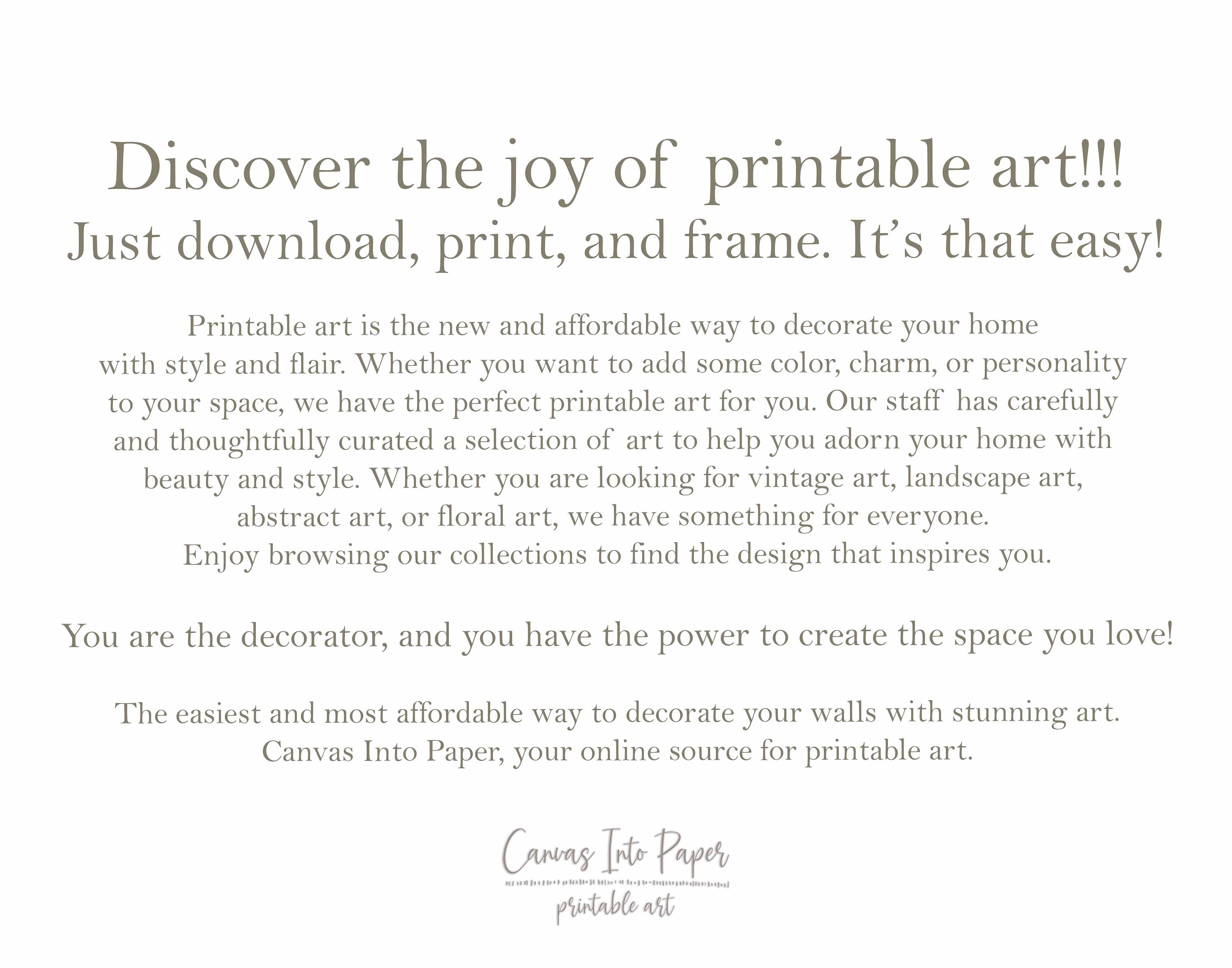 Digital Download Printable Wall Art Decor Vintage Art Jeanne Spring ...