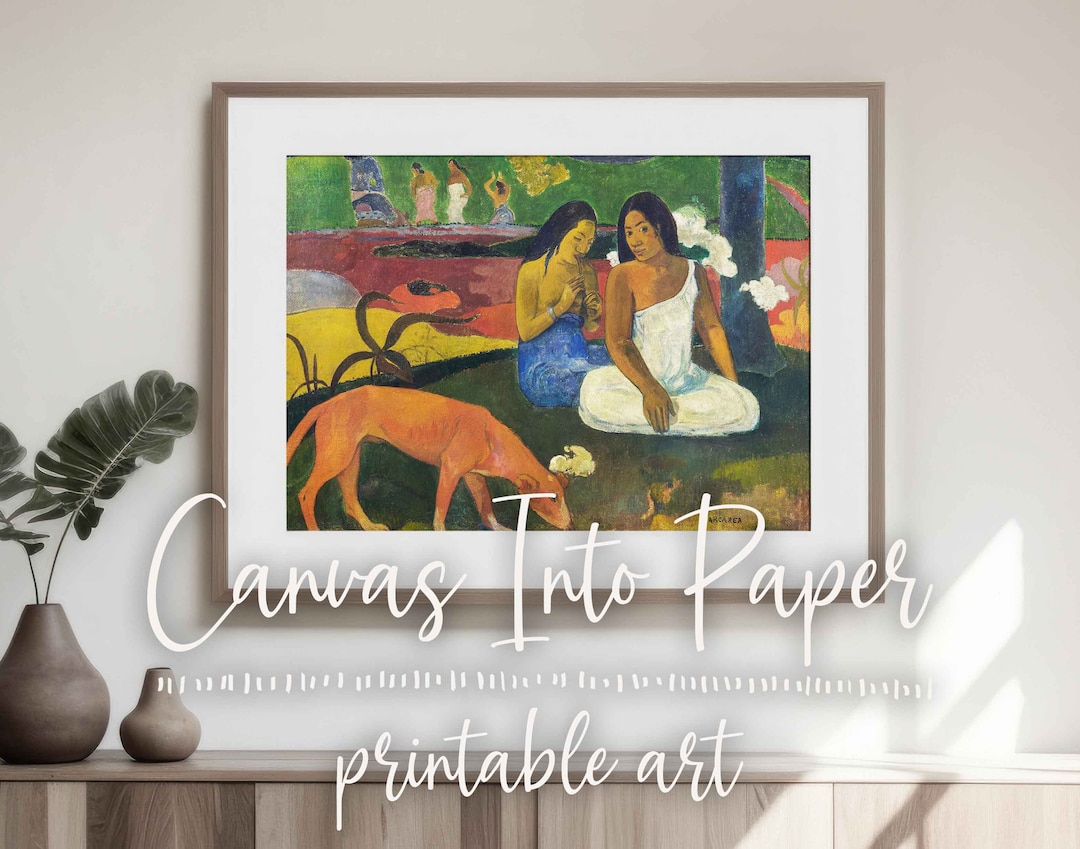 Digital Download Printable Wall Art Decor Vintage Art Paul Gauguin Art ...