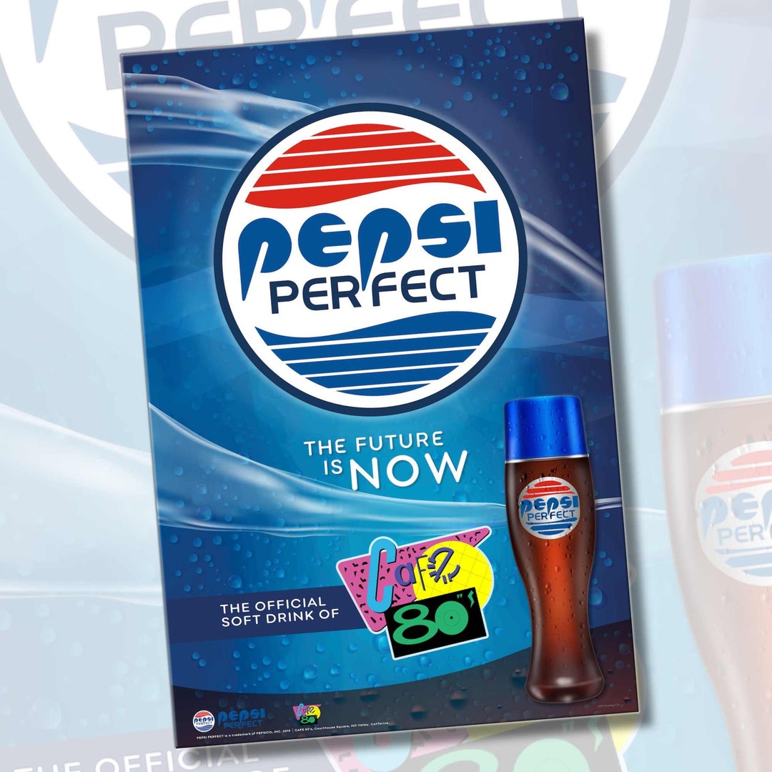PEPSI PERFECT POSTER (24 X 36) Back to the Future - Etsy