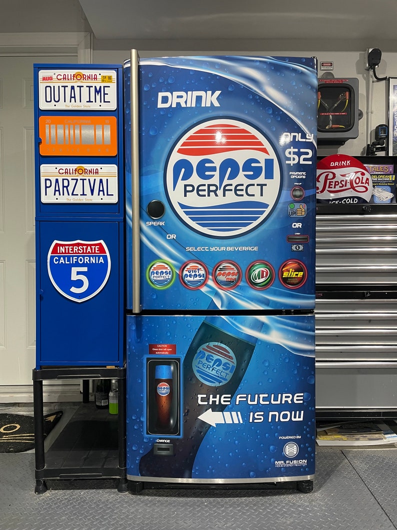 Back to the Future Pepsi Perfect Vending Machine - Etsy