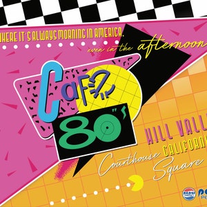 CAFE 80's Menu Back to the Future - Etsy