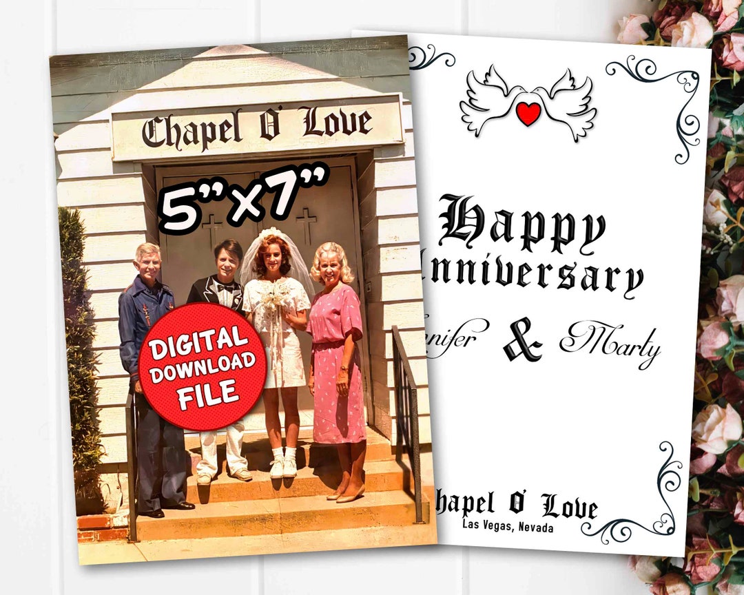 Chapel O' Love Back to the Future Anniversary Card - Etsy