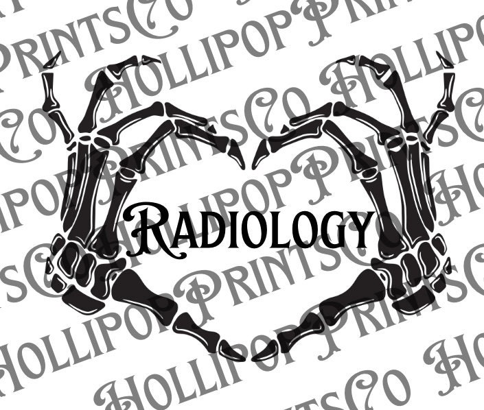 Skeleton Heart Radiology PNG Download - Etsy