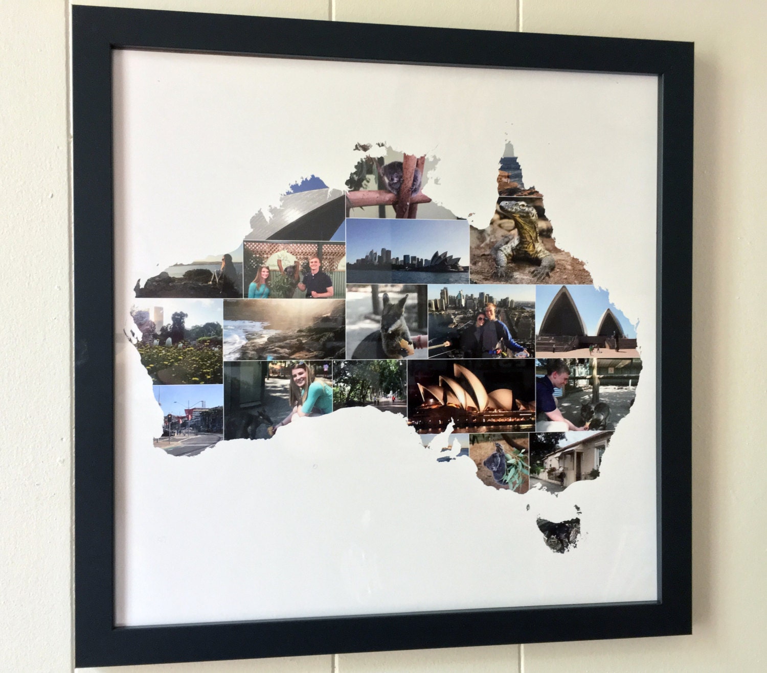 Personalized Country Collage Print | Etsy