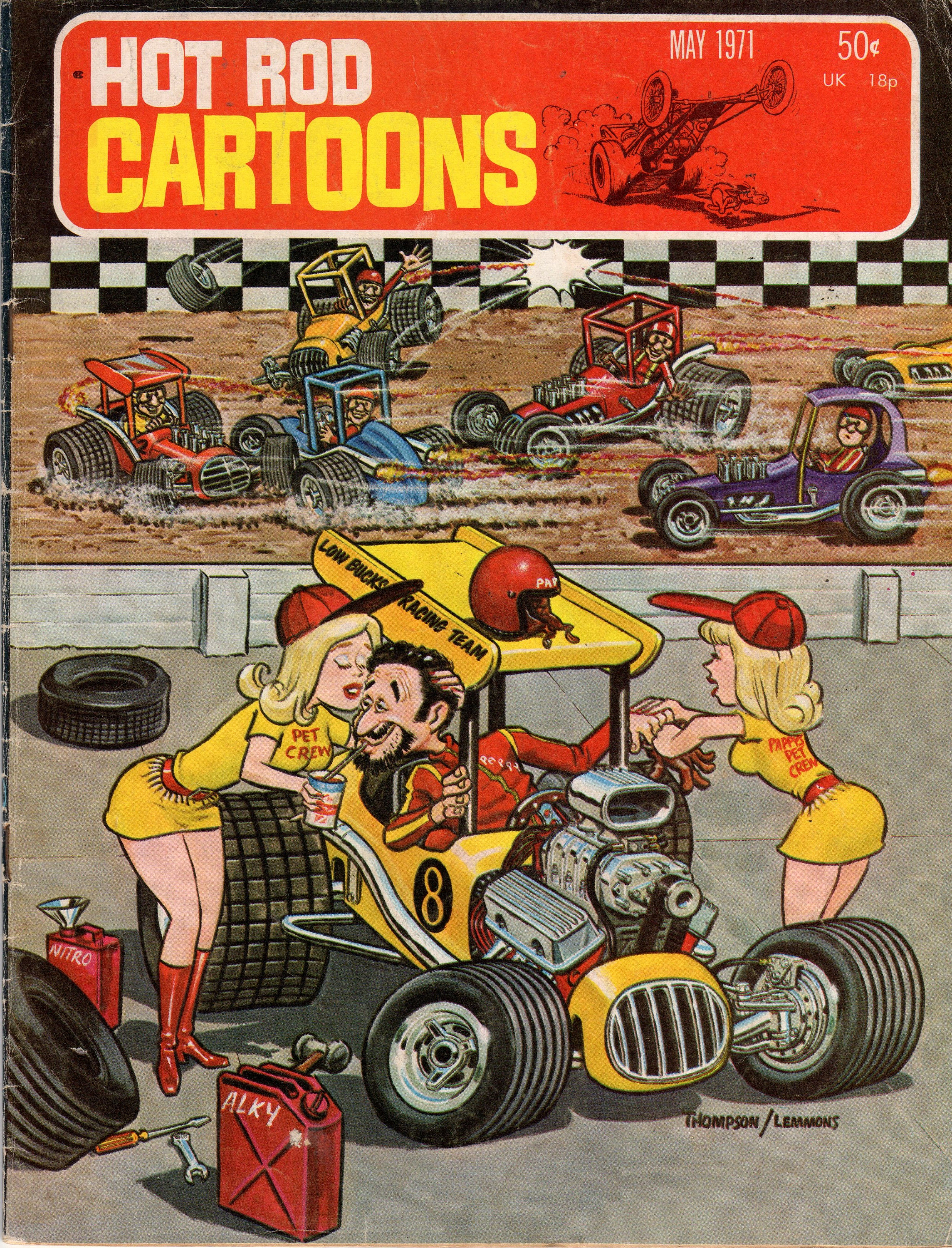 Hot Rod Cartoons Magazine 40 May 1971 Issue FN/VF | Etsy