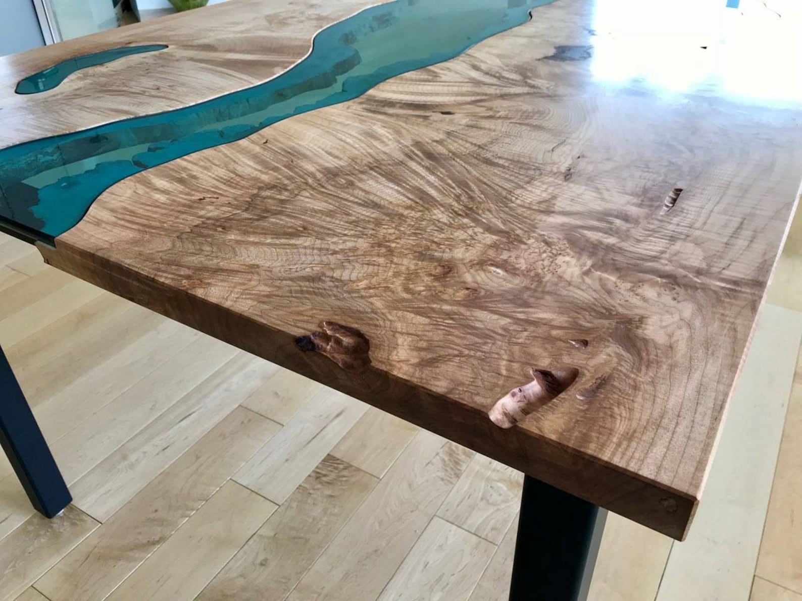 Big Leaf Maple Burl Dining Table - Etsy