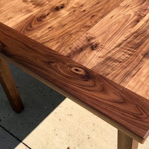 Walnut Dining Table - Etsy