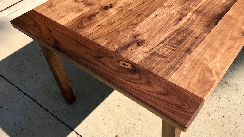 Walnut Dining Table - Etsy