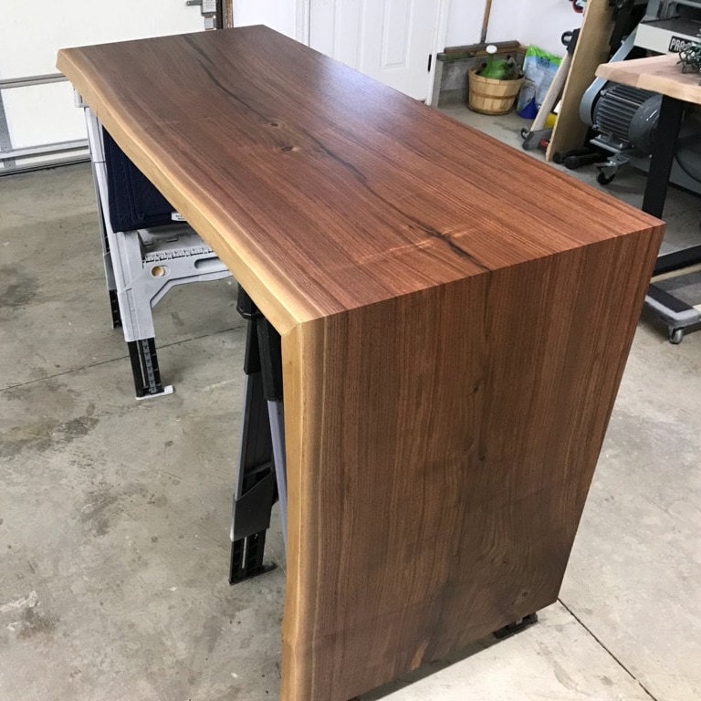 Live Edge Waterfall Countertop - Etsy