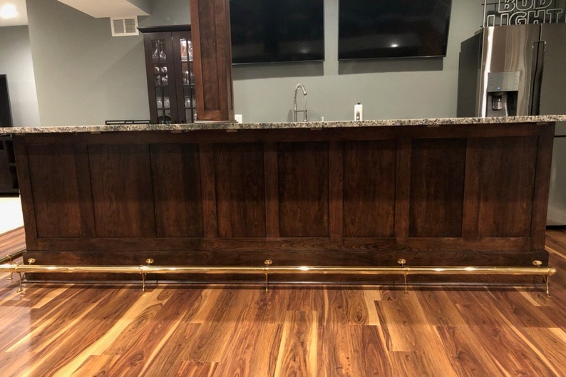 Custom Solid Hardwood Cherry Bar - Etsy
