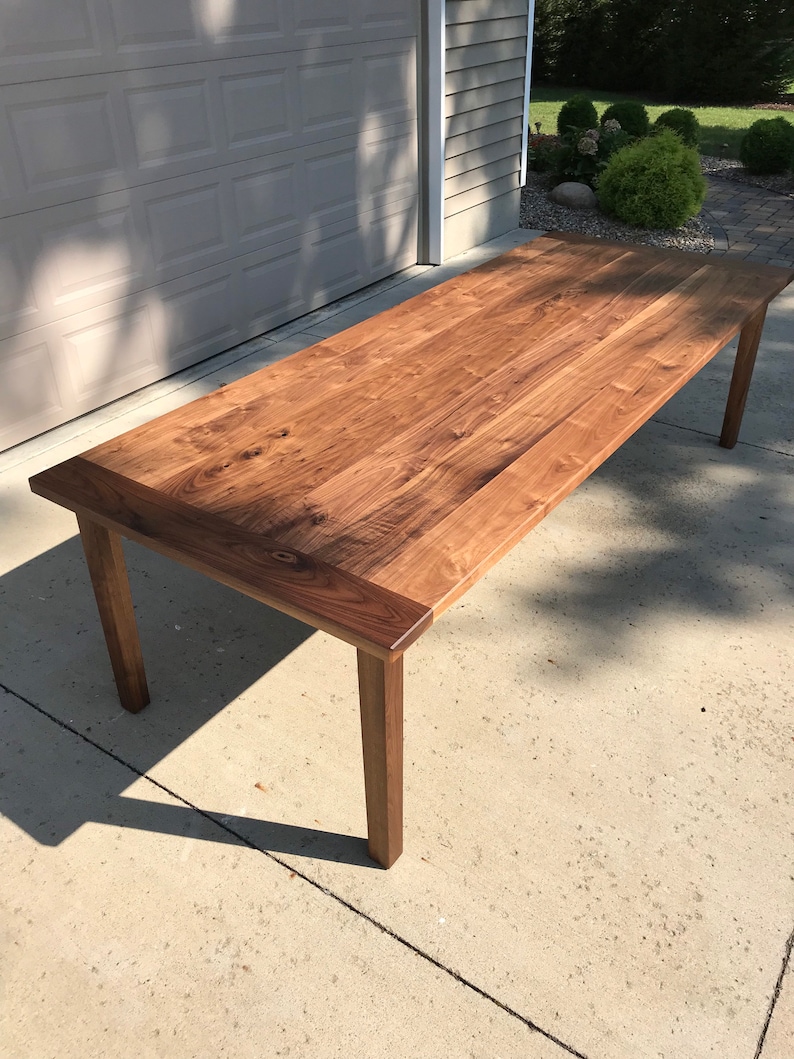 Walnut Dining Table - Etsy
