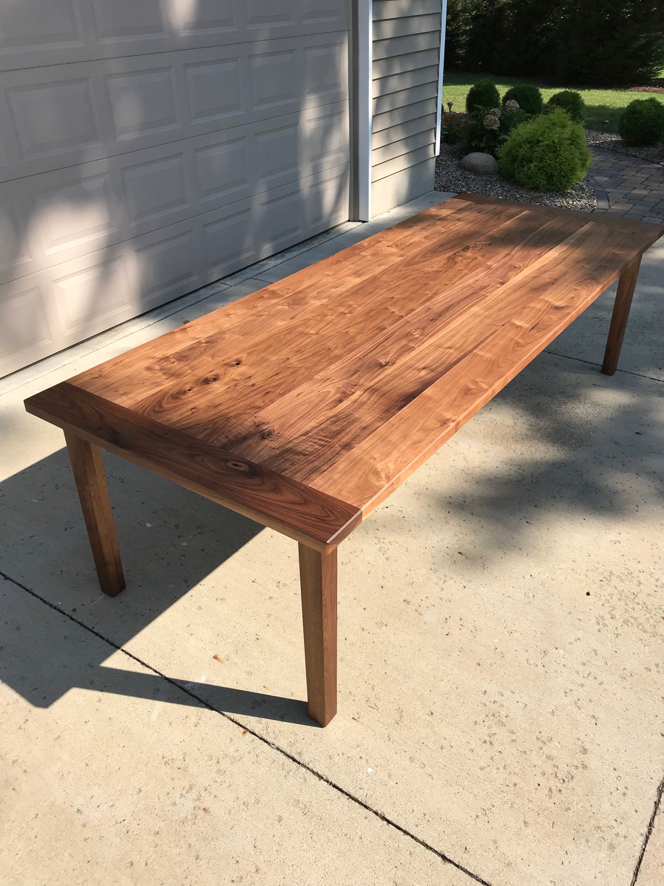 Walnut Dining Table - Etsy