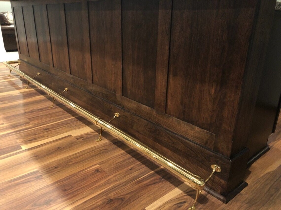 Custom Solid Hardwood Cherry Bar - Etsy