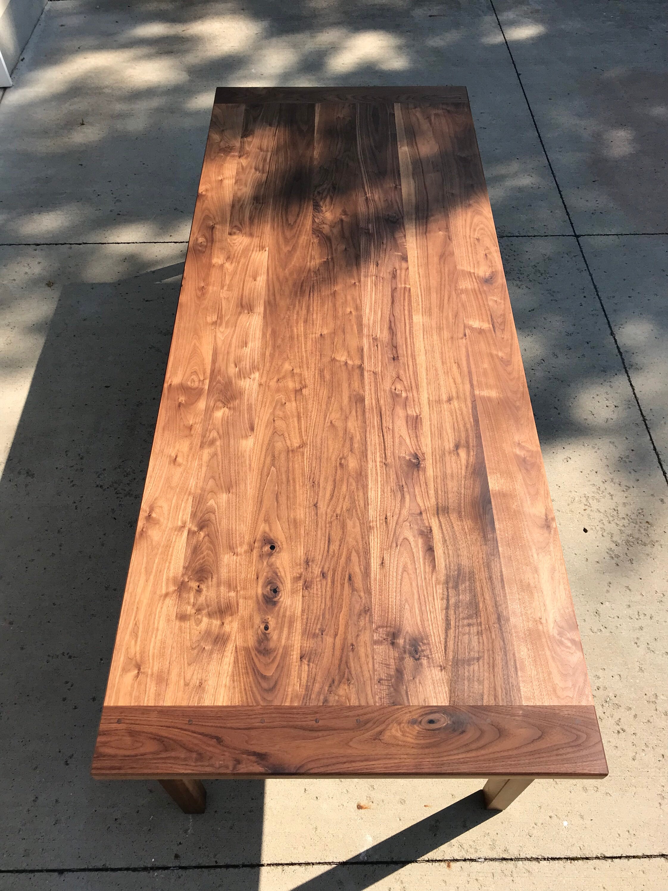 Walnut Dining Table - Etsy