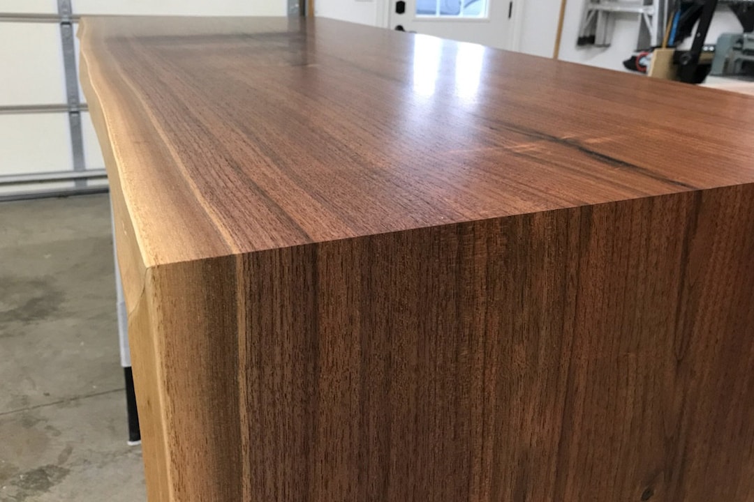Live Edge Waterfall Countertop - Etsy