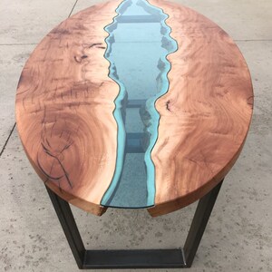 Sycamore River Glass Dining Table - Etsy