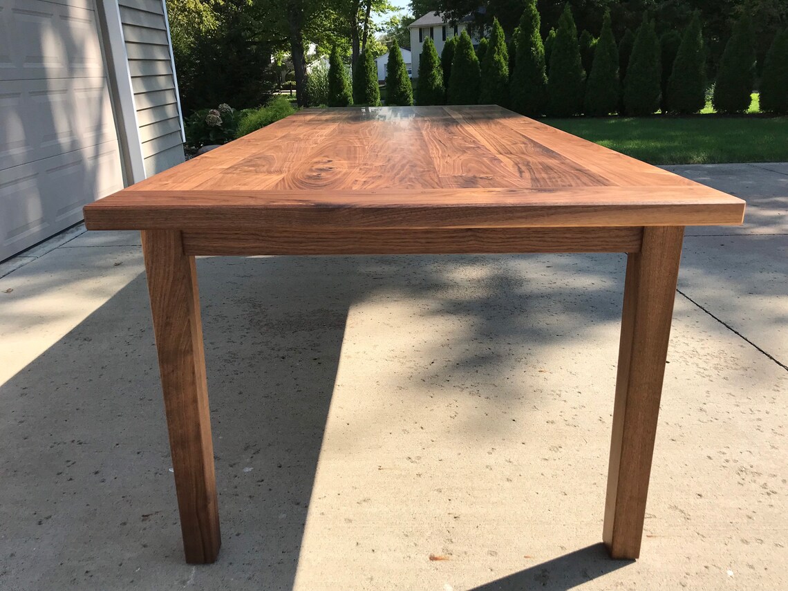 Walnut Dining Table - Etsy