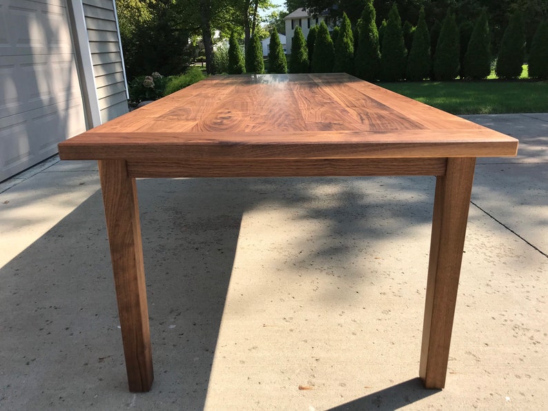 Walnut Dining Table - Etsy