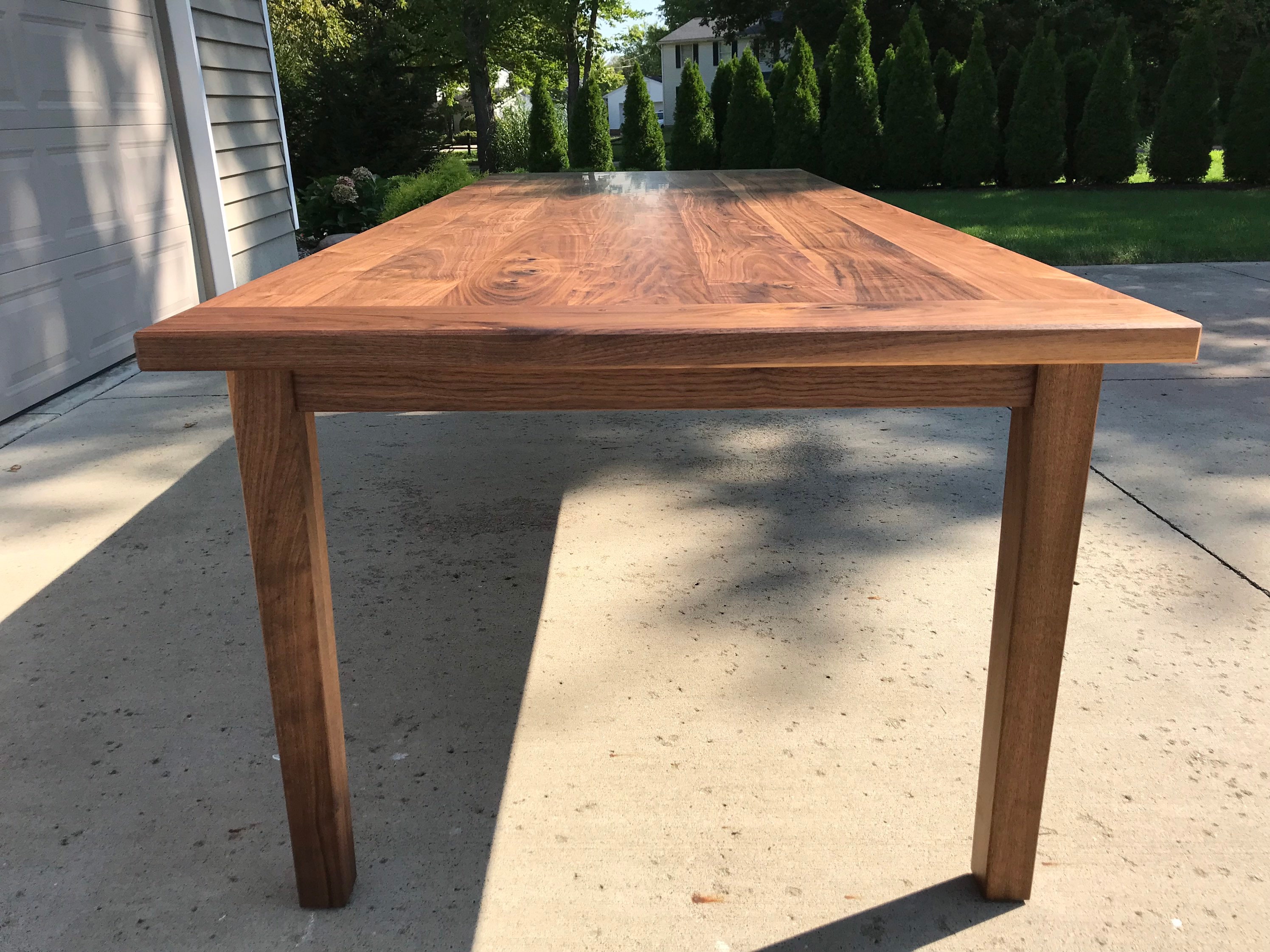 Walnut Dining Table - Etsy