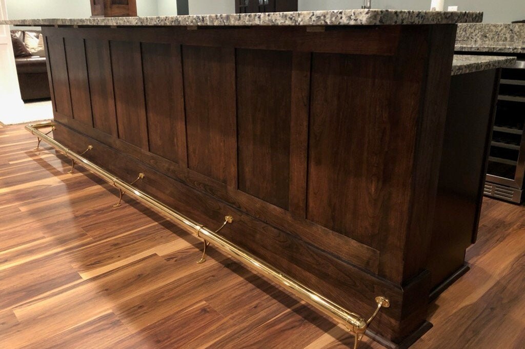 Custom Solid Hardwood Cherry Bar - Etsy