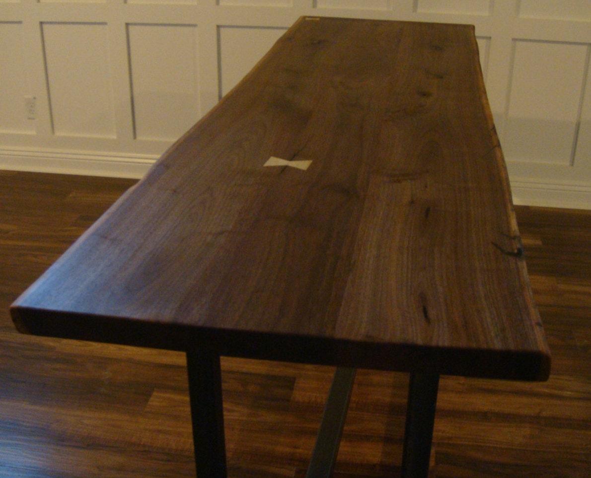 Live Edge Walnut Bar Table | Etsy