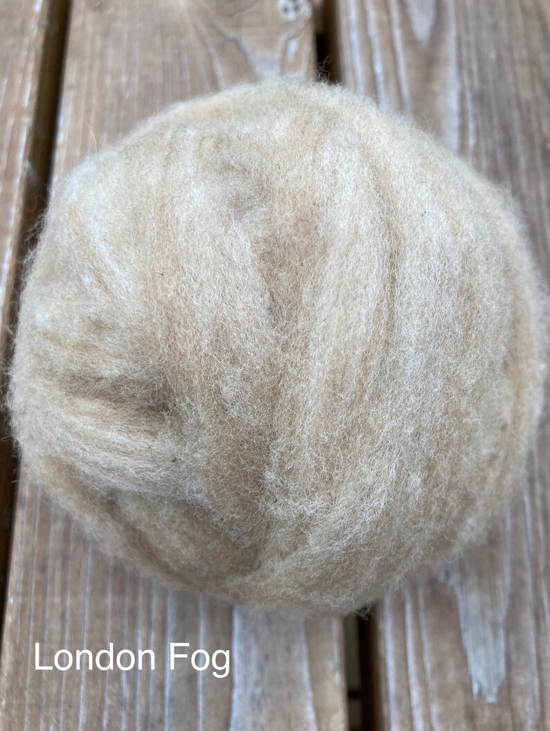 Wool Roving Natural Colors, Undyed Wool, Sheep Wool, by the Ounce - Etsy