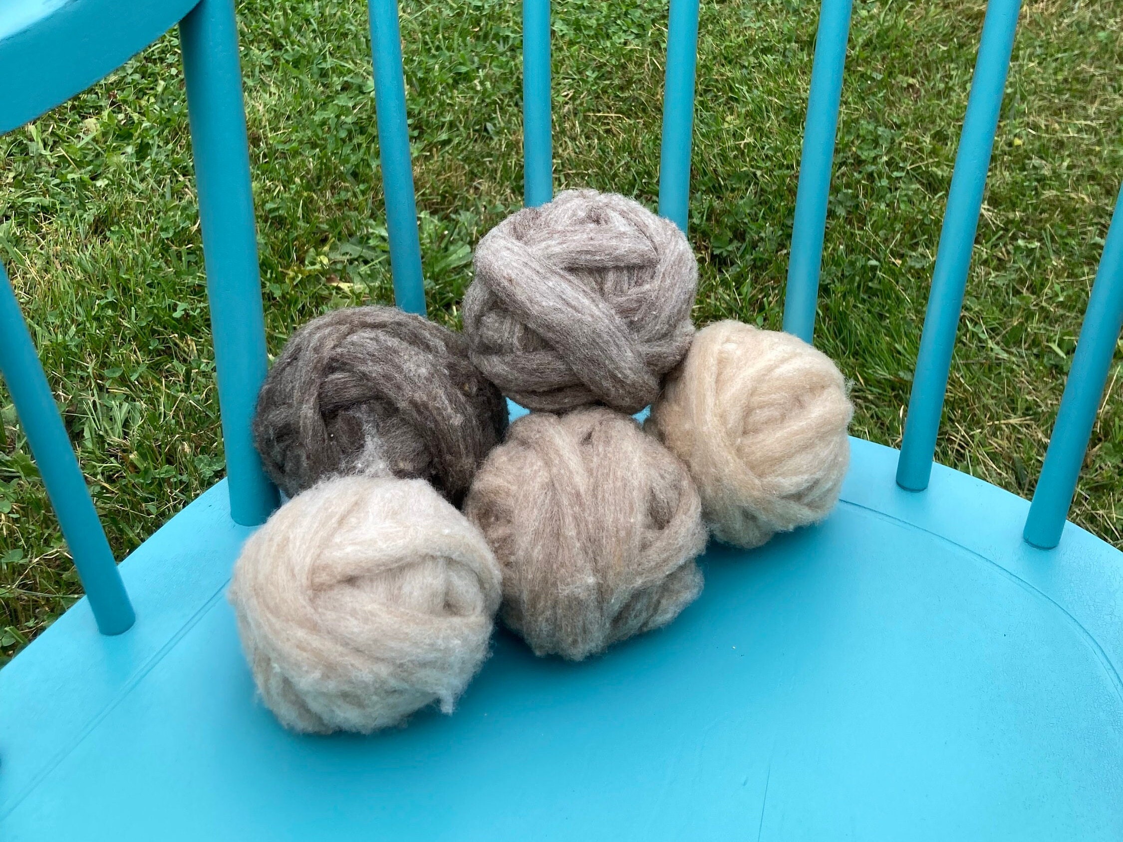 Wool Roving Natural Colors, Undyed Wool, Sheep Wool, by the Ounce - Etsy