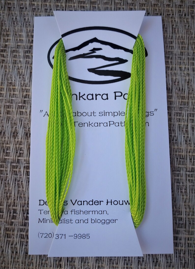 LEAF GREEN 12' Tenkara Level Fishing Leader Line High - Etsy