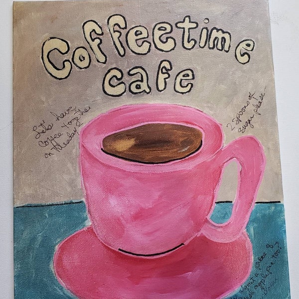 Acrylic Coffee Art - Etsy