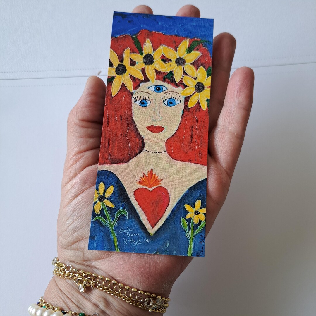 Girl With 3rd Eye Magnet-spiritalual Gift Idea - 2.25 X 5.5 "-made in ...