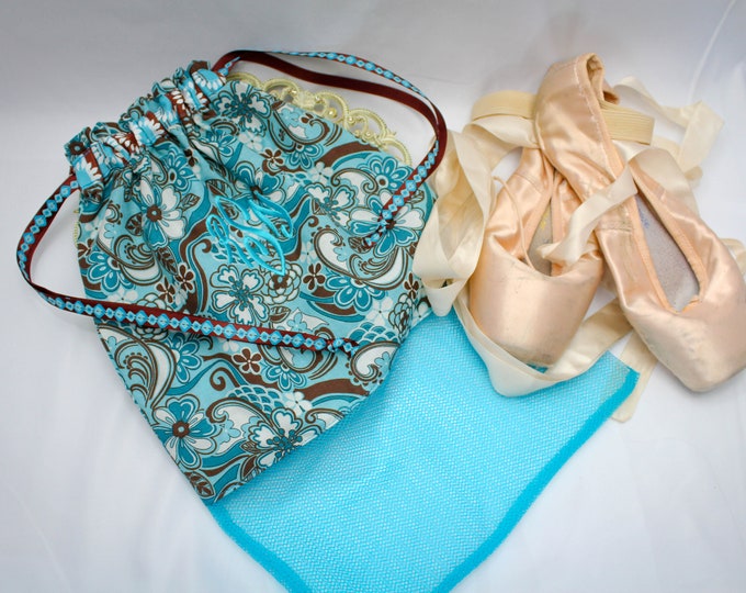 Personalized Pointe Shoe Bag, Pointe Shoe Bag, Dance Bag, Personalized ...