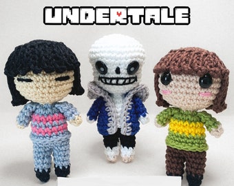 Sans Undertale Amigurumi PDF Pattern - Etsy
