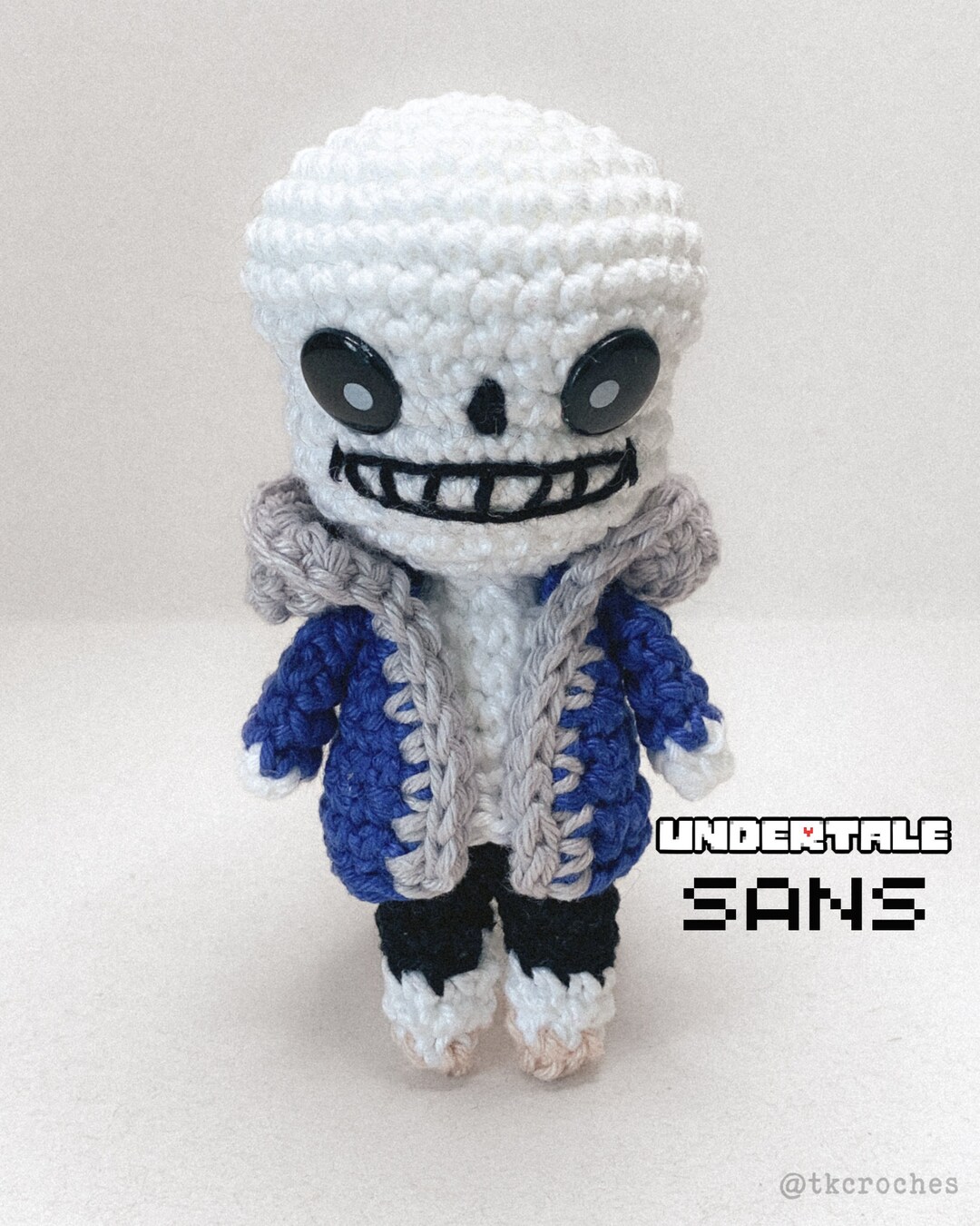 Sans Undertale Amigurumi PDF Pattern - Etsy