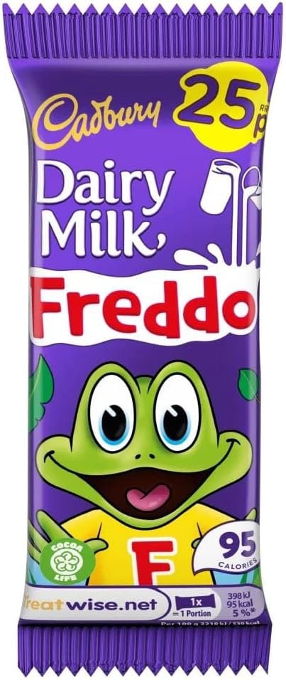 Cadbury Dairy Milk Freddo Chocolate Bar 18g Price Marked 25p Frog 2/5 ...