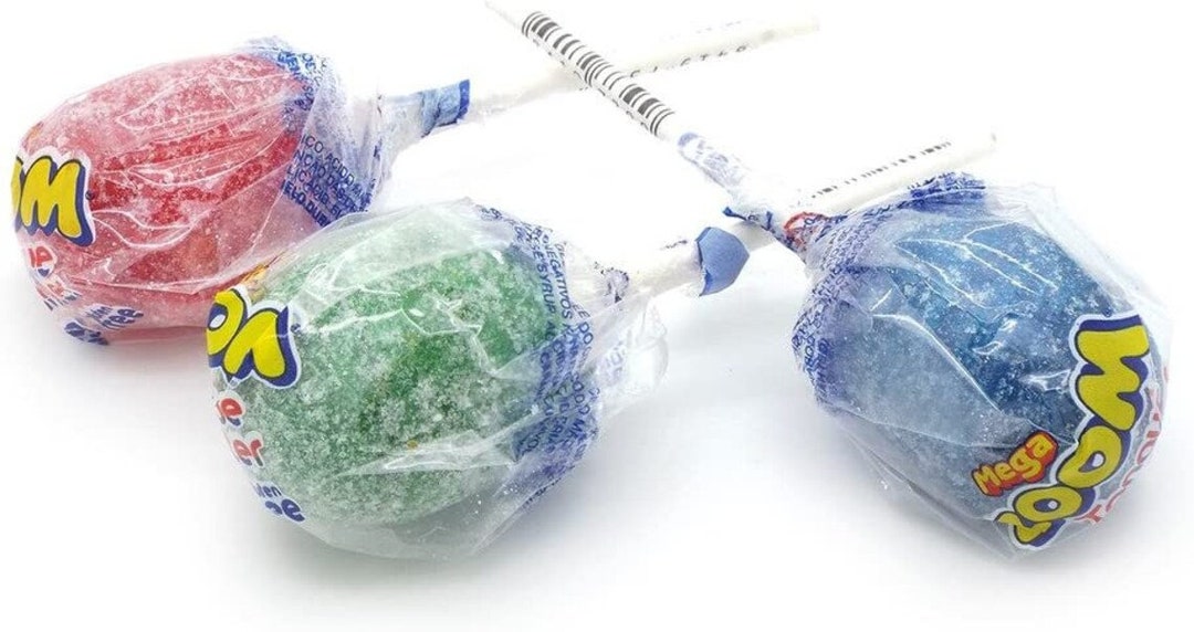 Vidal Mega Zoom Tongue Painter Lollipops Pack Multicolour - Etsy