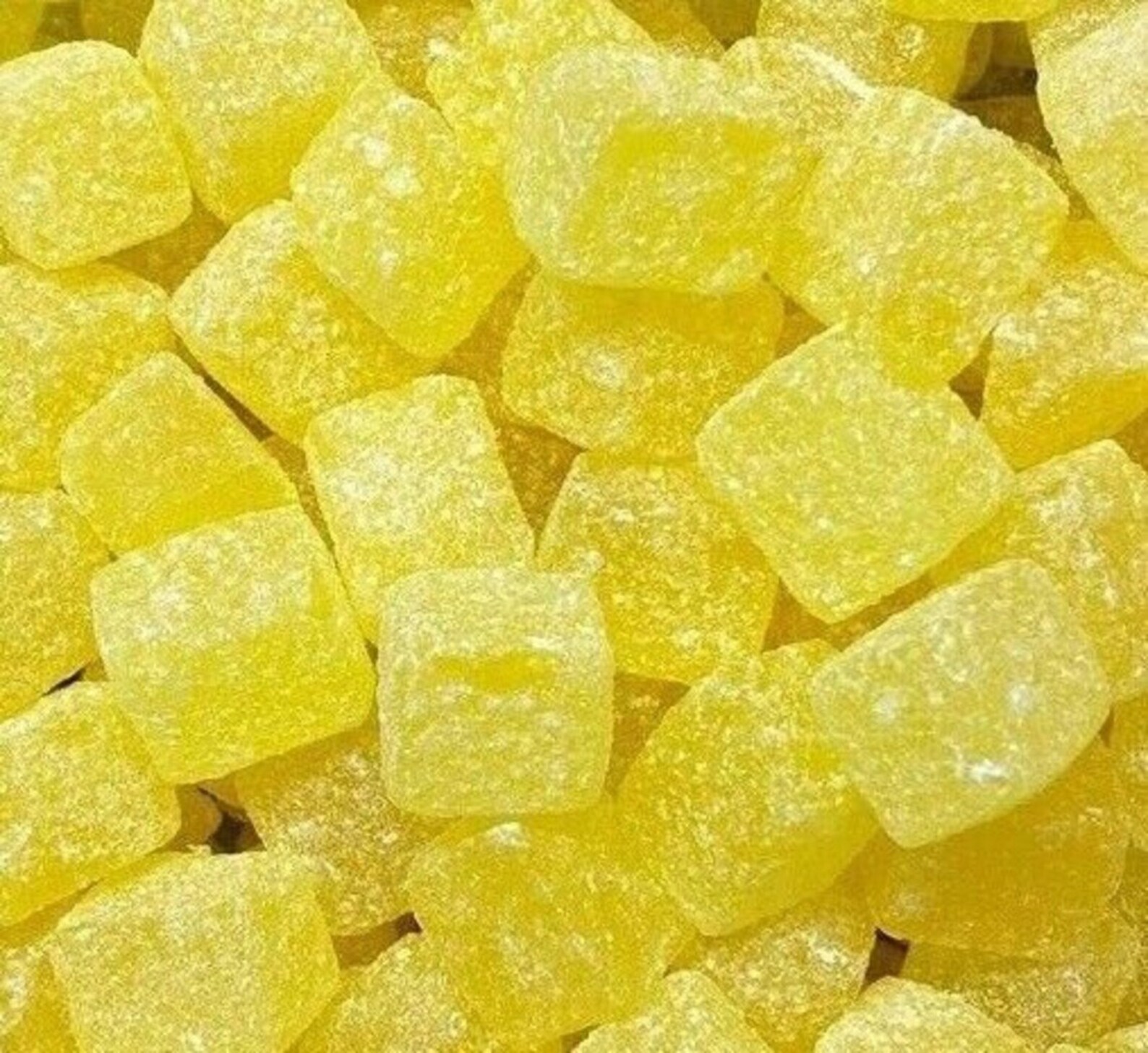 Pineapple Cubes Chunks Sweets Party Wedding Favours Candy Pick N Mix ...