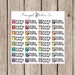 School Event Functional Planner Stickers Back to School Events - Etsy