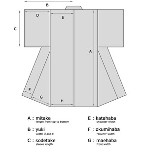 Kimono / Antique Japanese "omeshi" / Dress / Robe / 24891 - Etsy