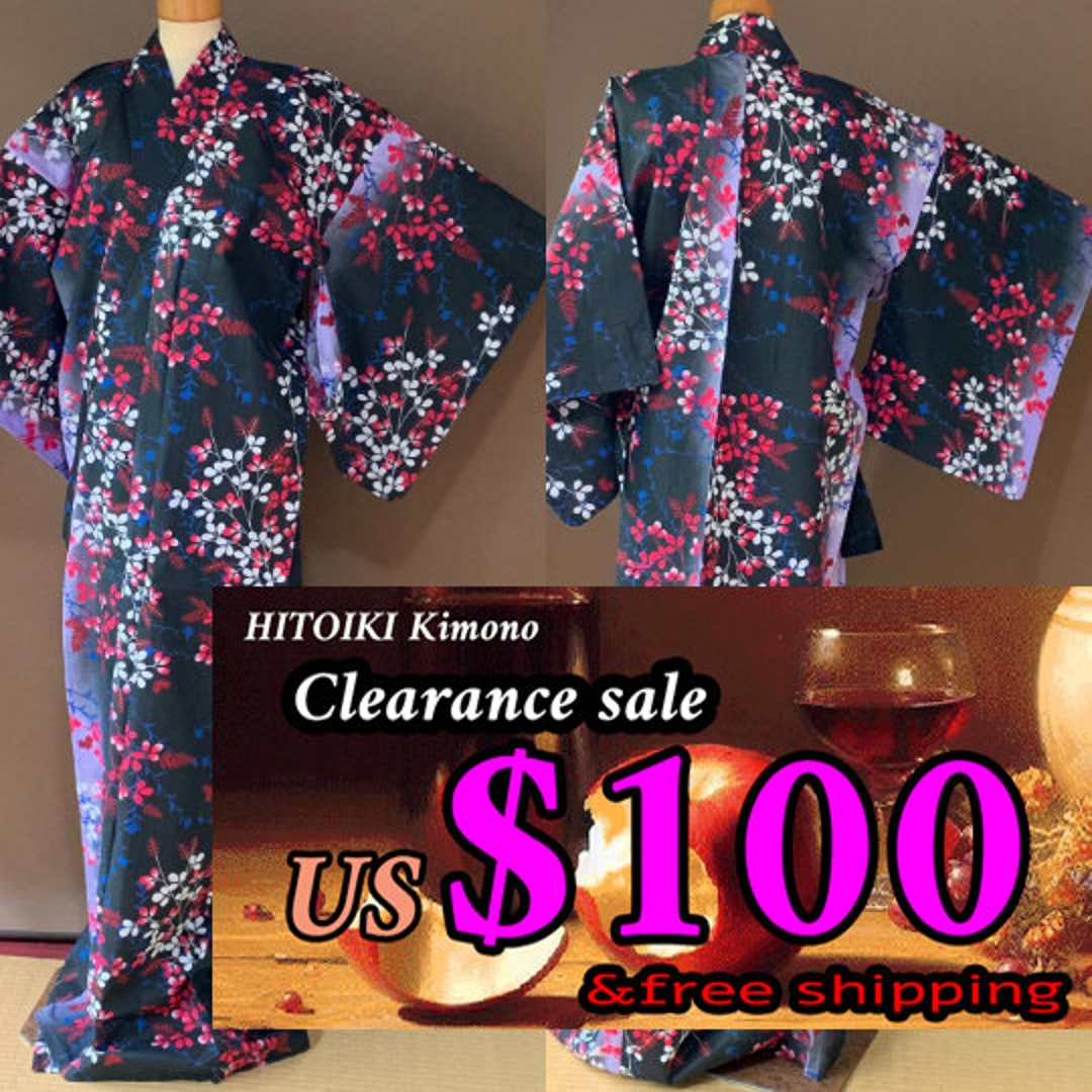 S090104 Very Cool Cotton yukata Summer Kimono - Etsy