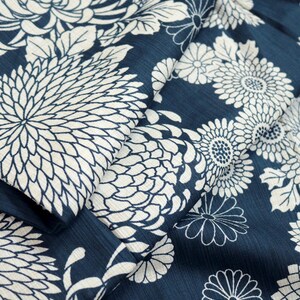 Kimono / Floral Cotton-linen Yukata for Summer Festivals & Decor ...